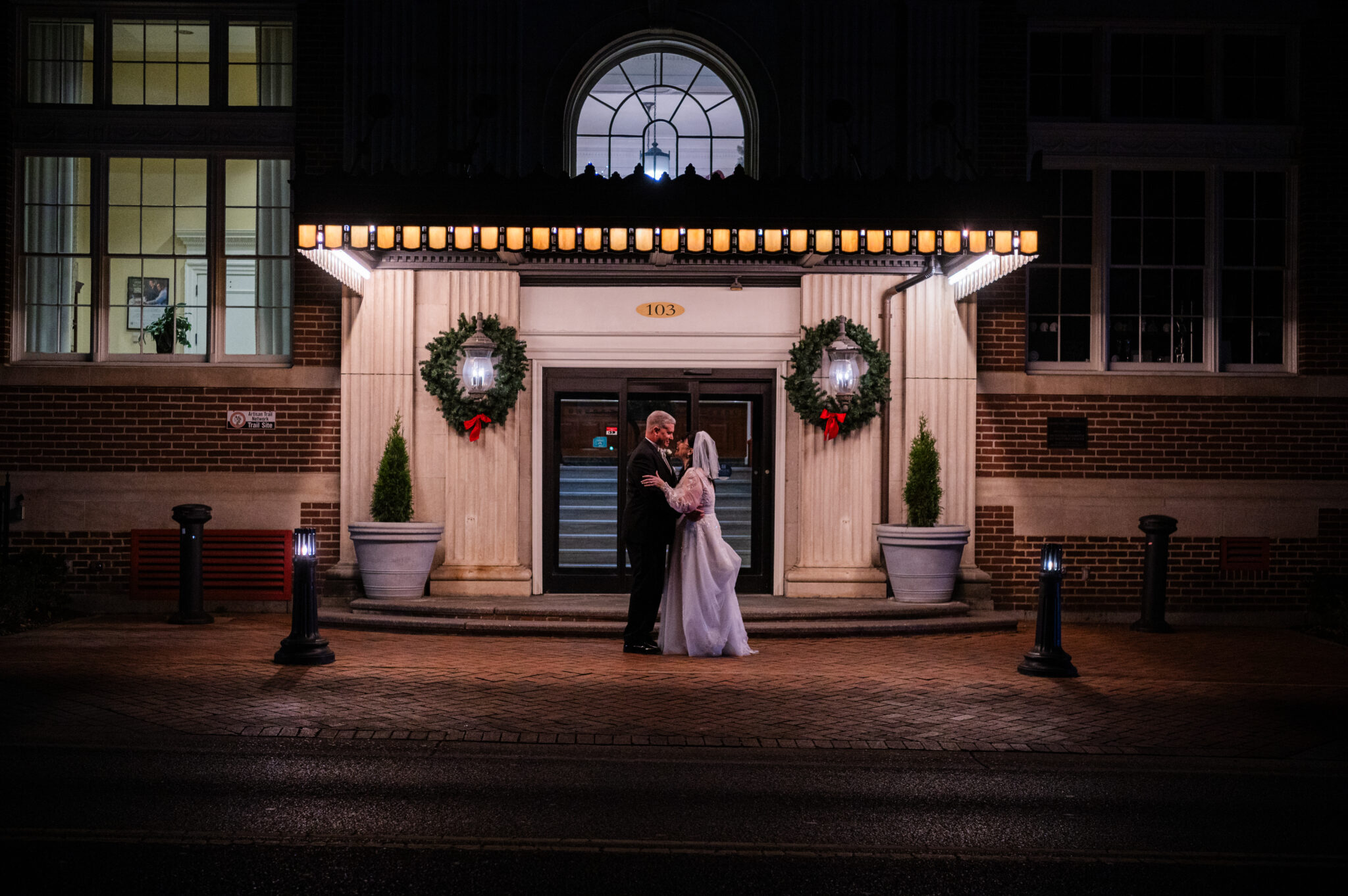 Rebecca and Aaron’s Magical Winter Wedding at the George Washington ...